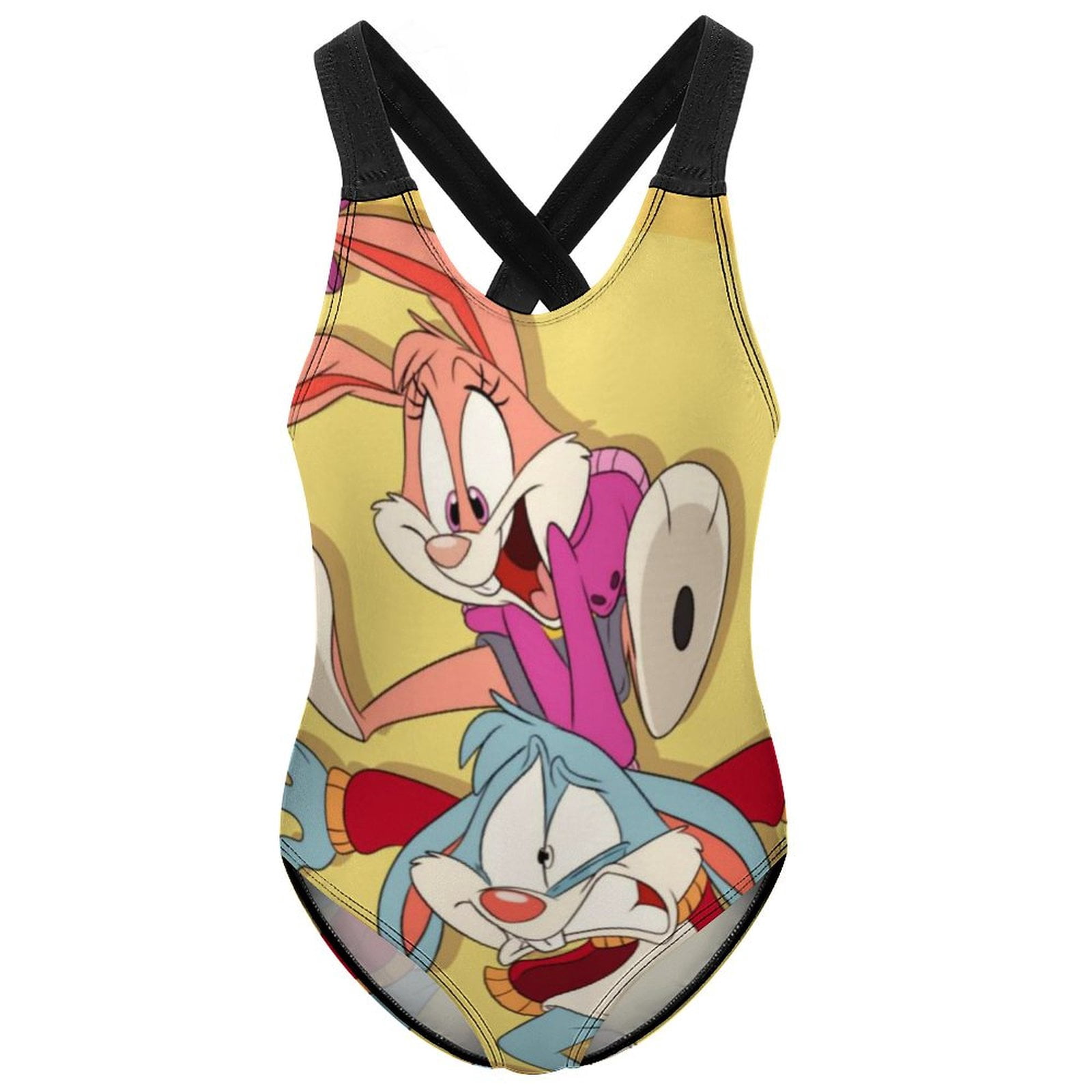 Tiny Toons Looniversity Animated Children's One-piece Swimsuit Girl's ...