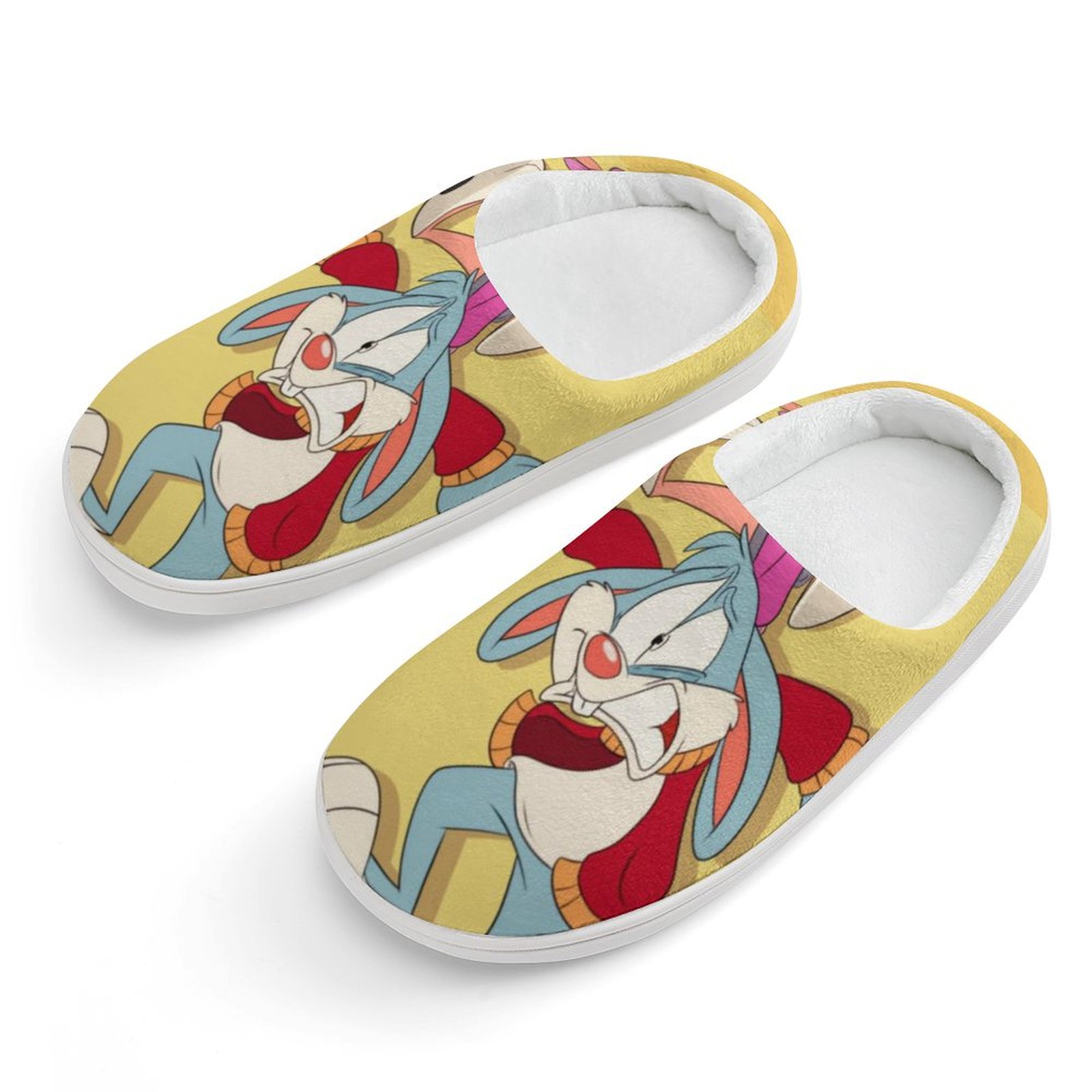 Tiny Toons Looniversity Animated Soft Plush Slippers for Boys Girls ...