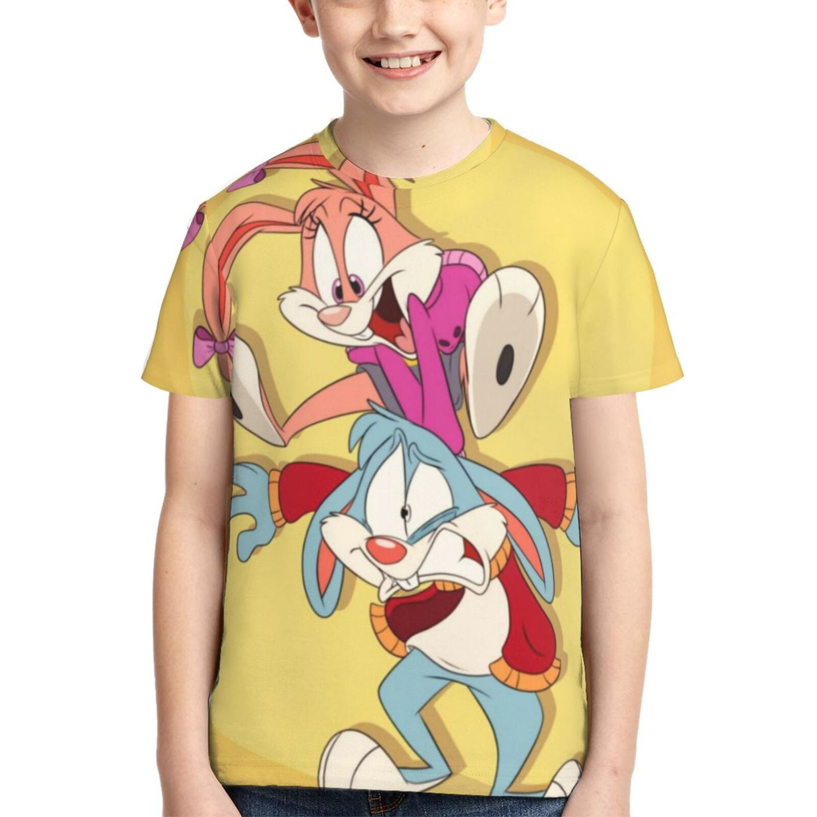 Tiny Toons Looniversity Animated Teen T-Shirt Crewneck Short Sleeve ...