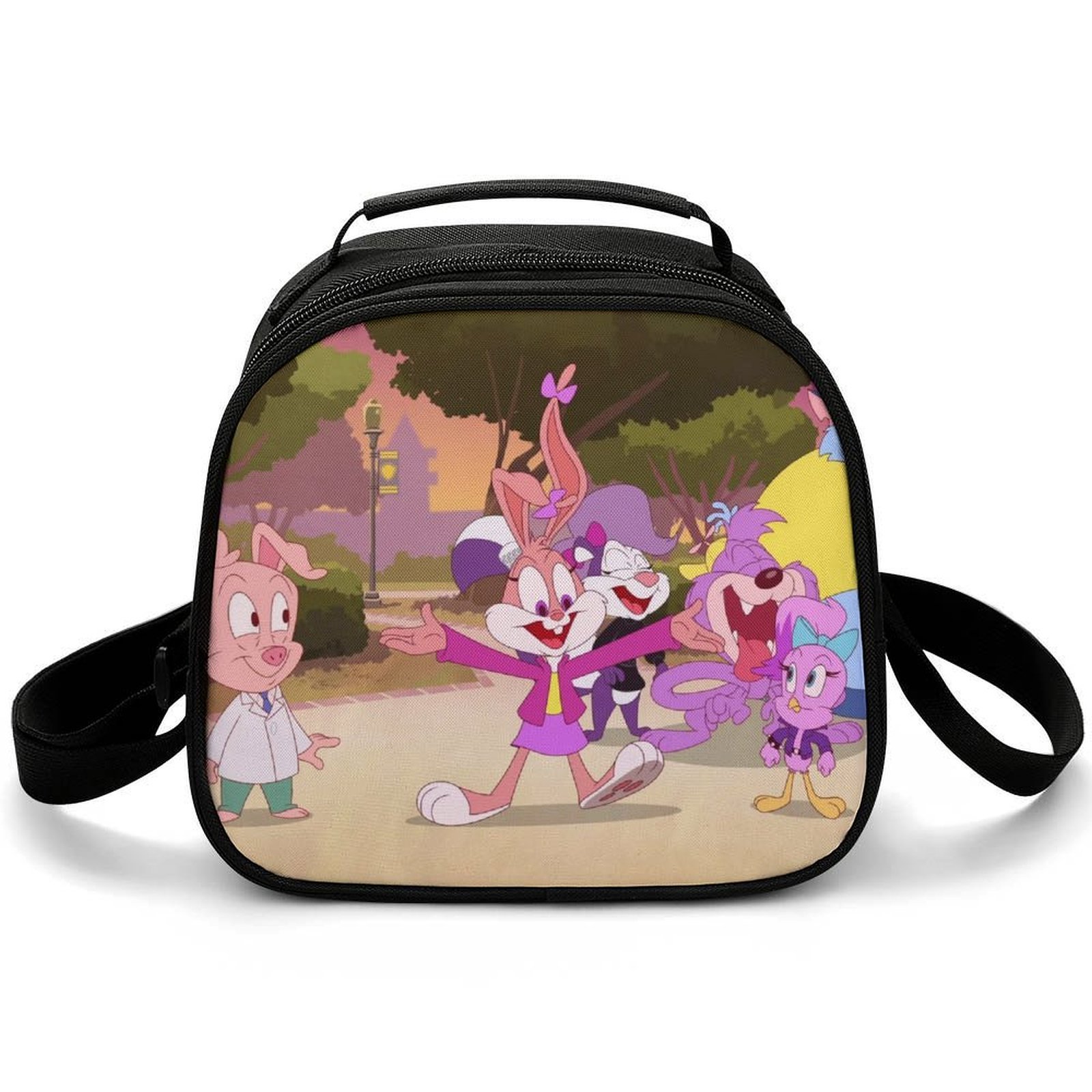 Tiny Toons Looniversity Cartoon Portable Insulated Lunch Bag Lunch Box ...