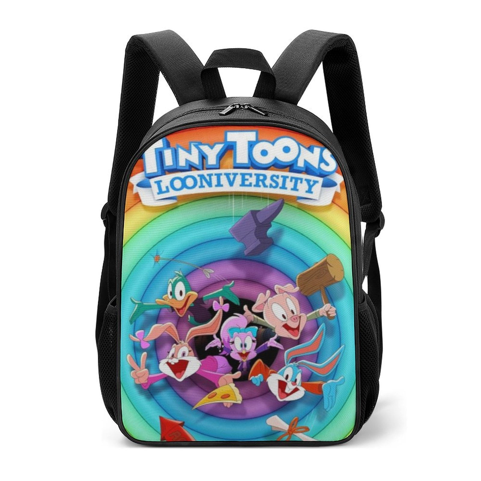Tiny Toons Looniversity Poster Backpack School Bag Multipurpose Daypack ...