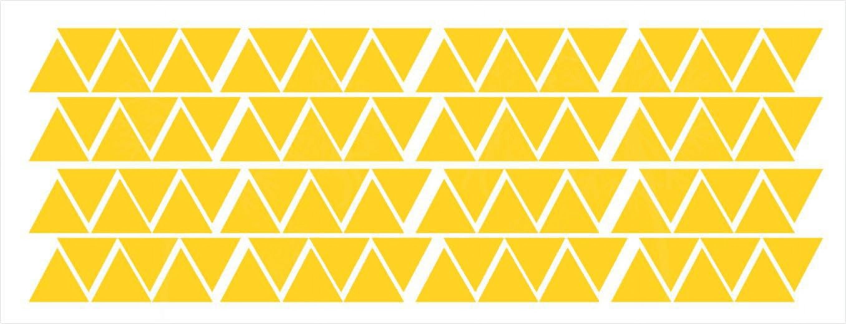 Tiny Triangles Wall Vinyl Decals Sticker Shapes Fun Easy Kdis Bedroom ...