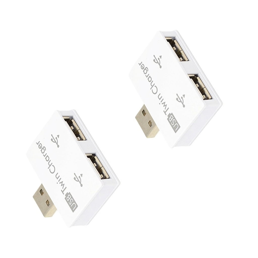 Tiny USB 2.0 Center Double Female Port Link Charging Data Transfer Tool ...