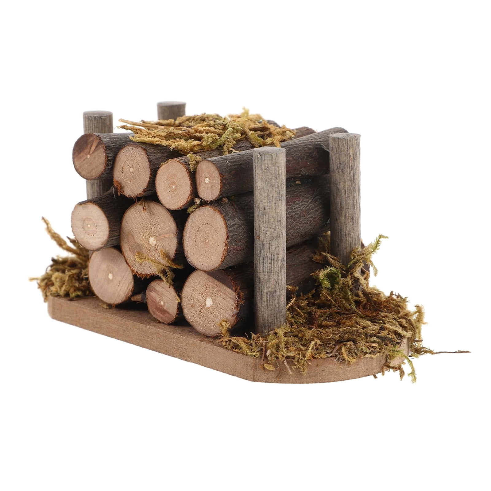Tiny Wooden Firewood Stack For Fairy Garden Displays Miniature ...
