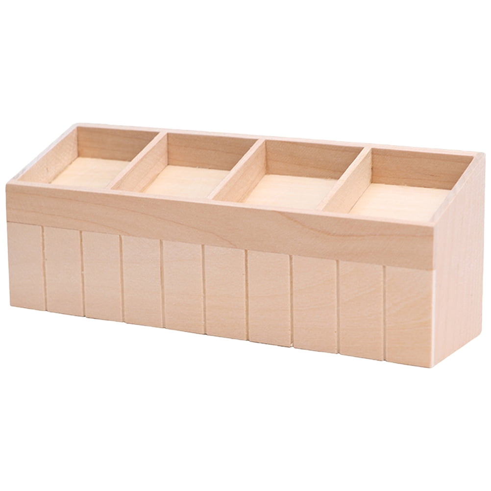 Tiny Wooden Vegetable Rack Decorative Vegetable Display Shelf Miniature ...