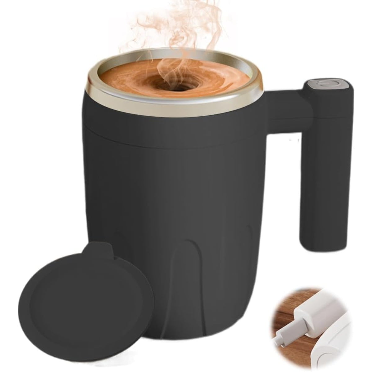 TinyGlam Automatic Magnetic Stirring Coffee Mug, 2025 New Rechargeable ...