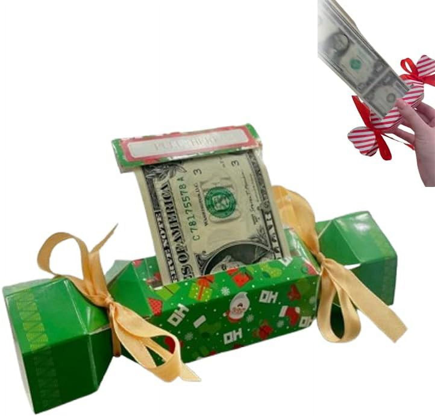 TinyGlam Christmas Surprise Money Pull Pouch, Surprise Pull Out Money ...