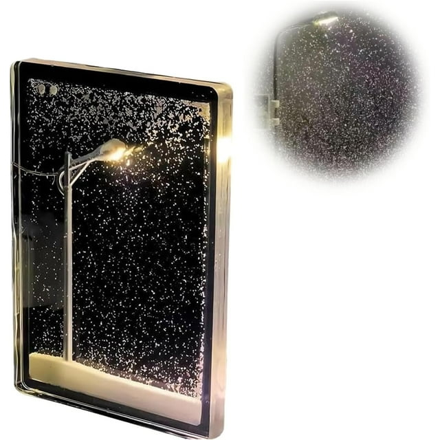 TinyGlam DIY Snow Scenery Night Light,Snow Scenery Night Light Street ...