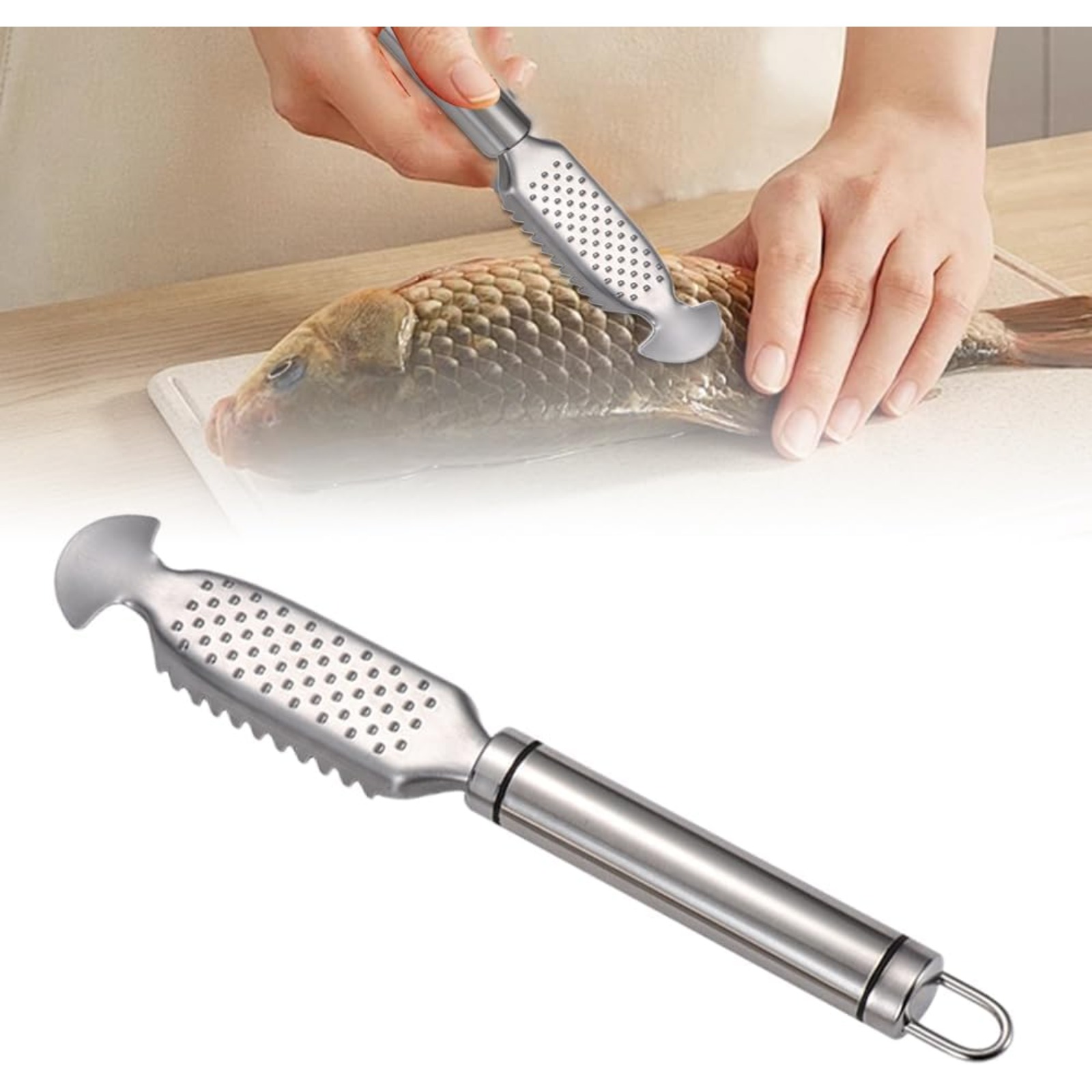 TinyGlam Fish scaler, 2025 New Fish Scales Scraping Tool, Multifunction ...