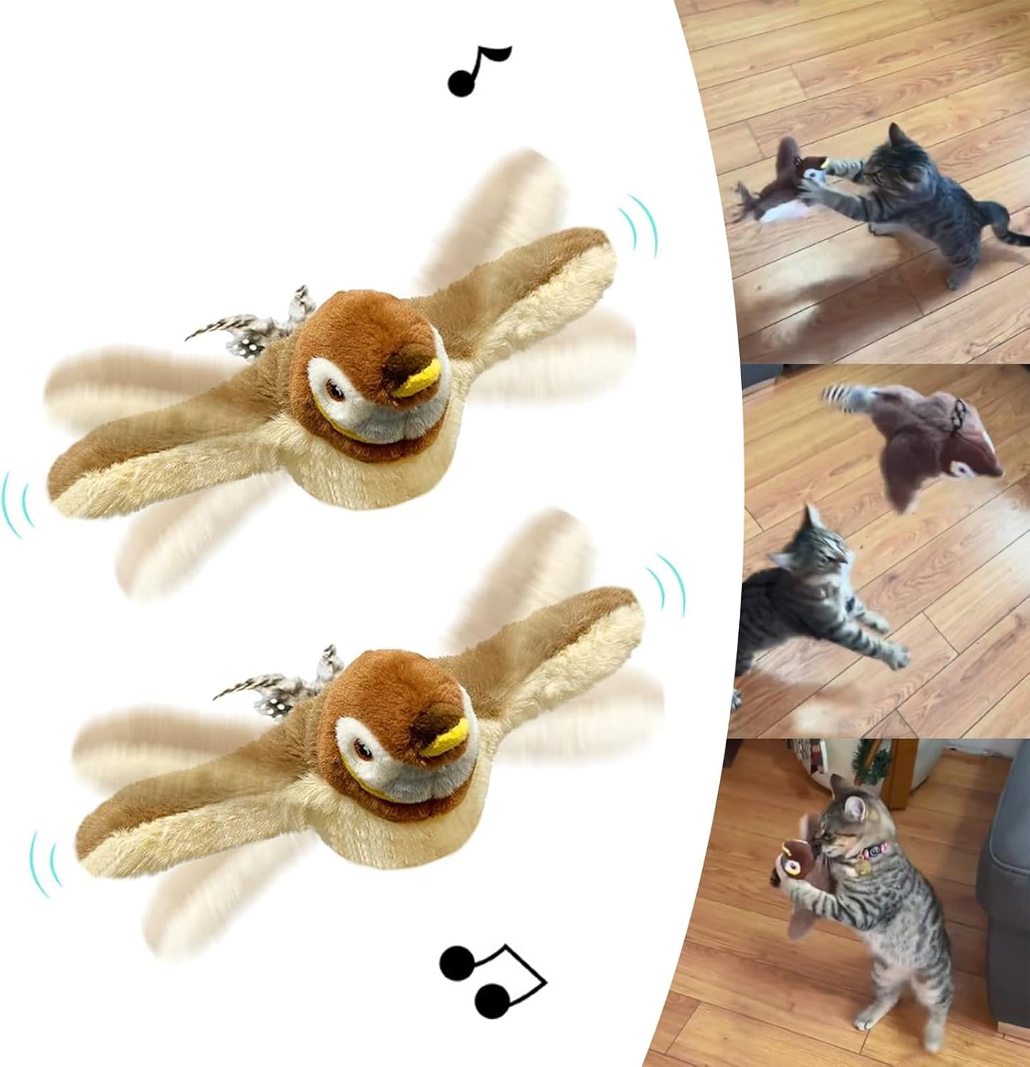 TinyGlam Flappy Chase Cat Toy, Flappy Chase Bird Cat Toy, FlappyChase ...