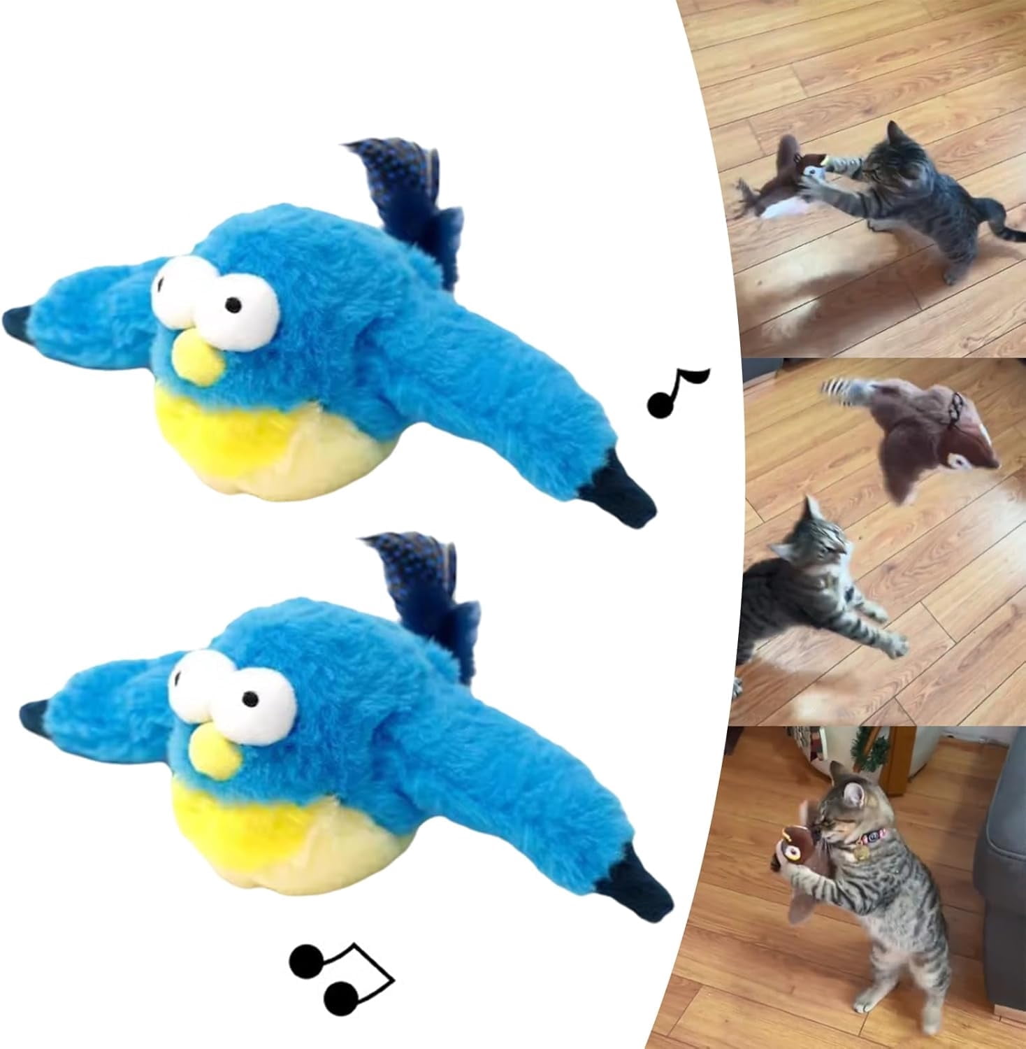 TinyGlam Flappy Chase Cat Toy, Flappy Chase Bird Cat Toy, FlappyChase ...