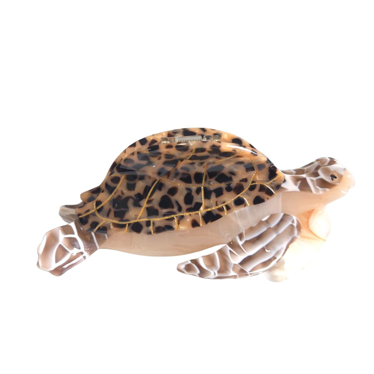 TinyGlam Funny Sea Turtle Hair Clips,Cellulose Acetate Hair Clips,Big ...