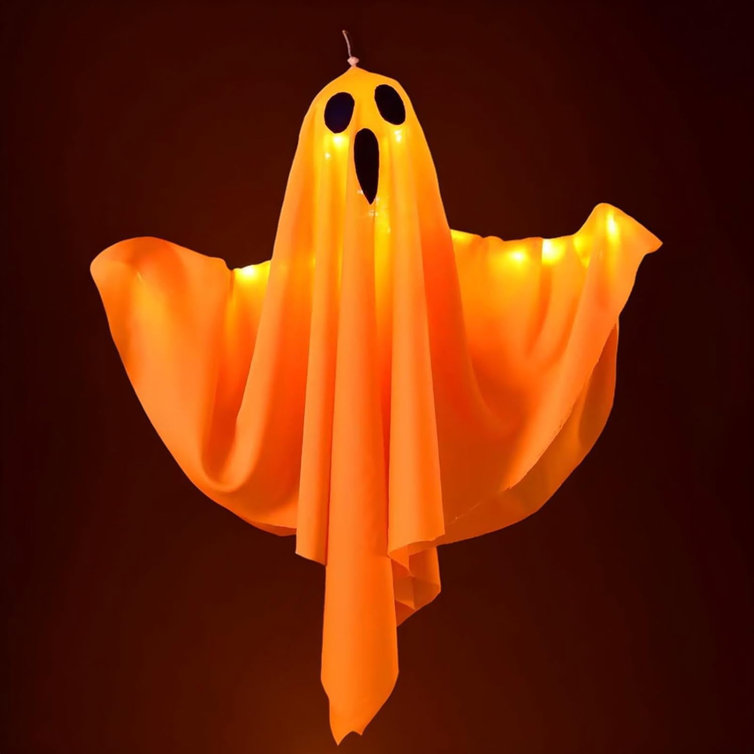 TinyGlam Halloween Hanging Ghost Decorations, Light Up Flying Ghost Glowing Ghost Outside ...