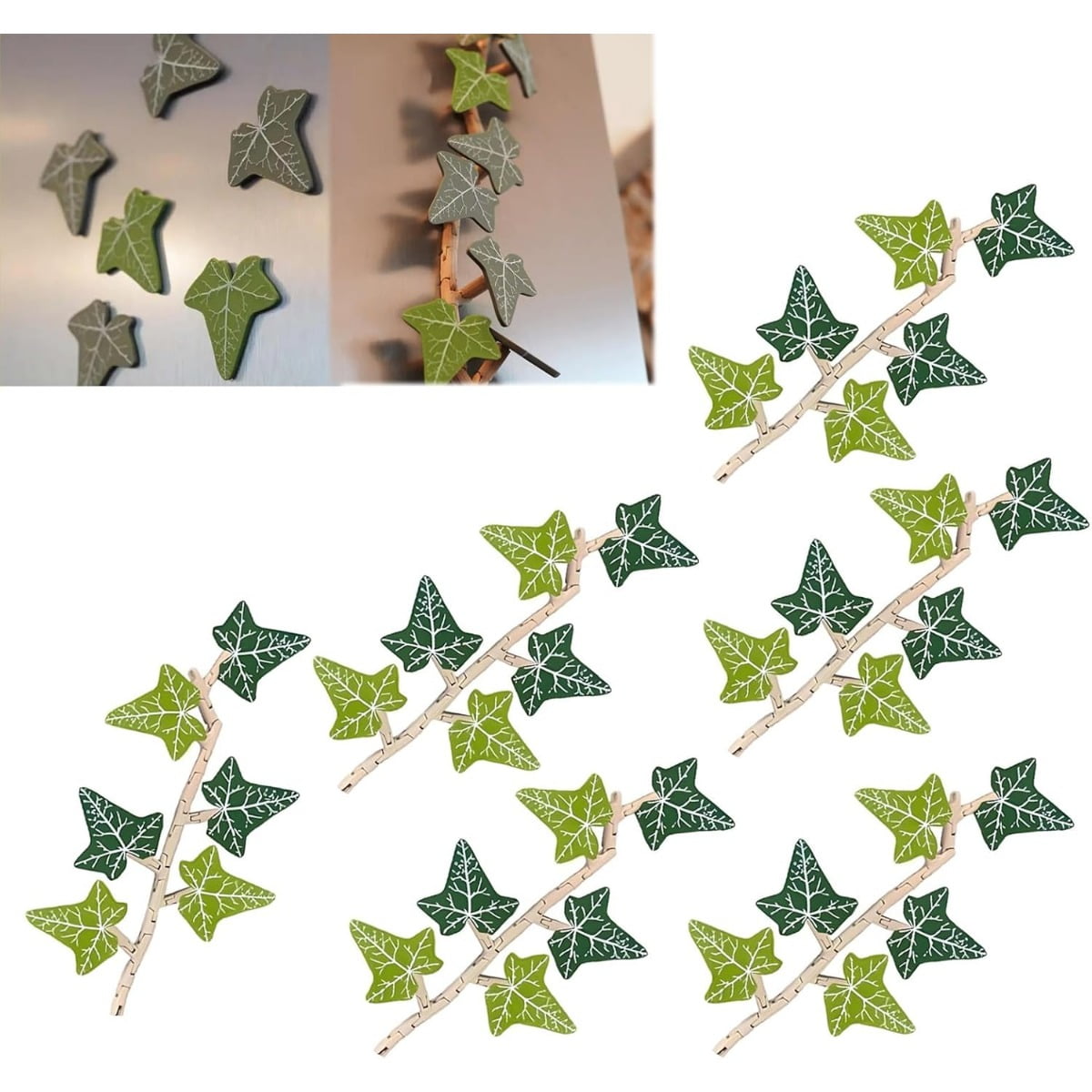 TinyGlam Ivy Fridge Magnets, 3D Printed Fridge Magnet with Articulating ...