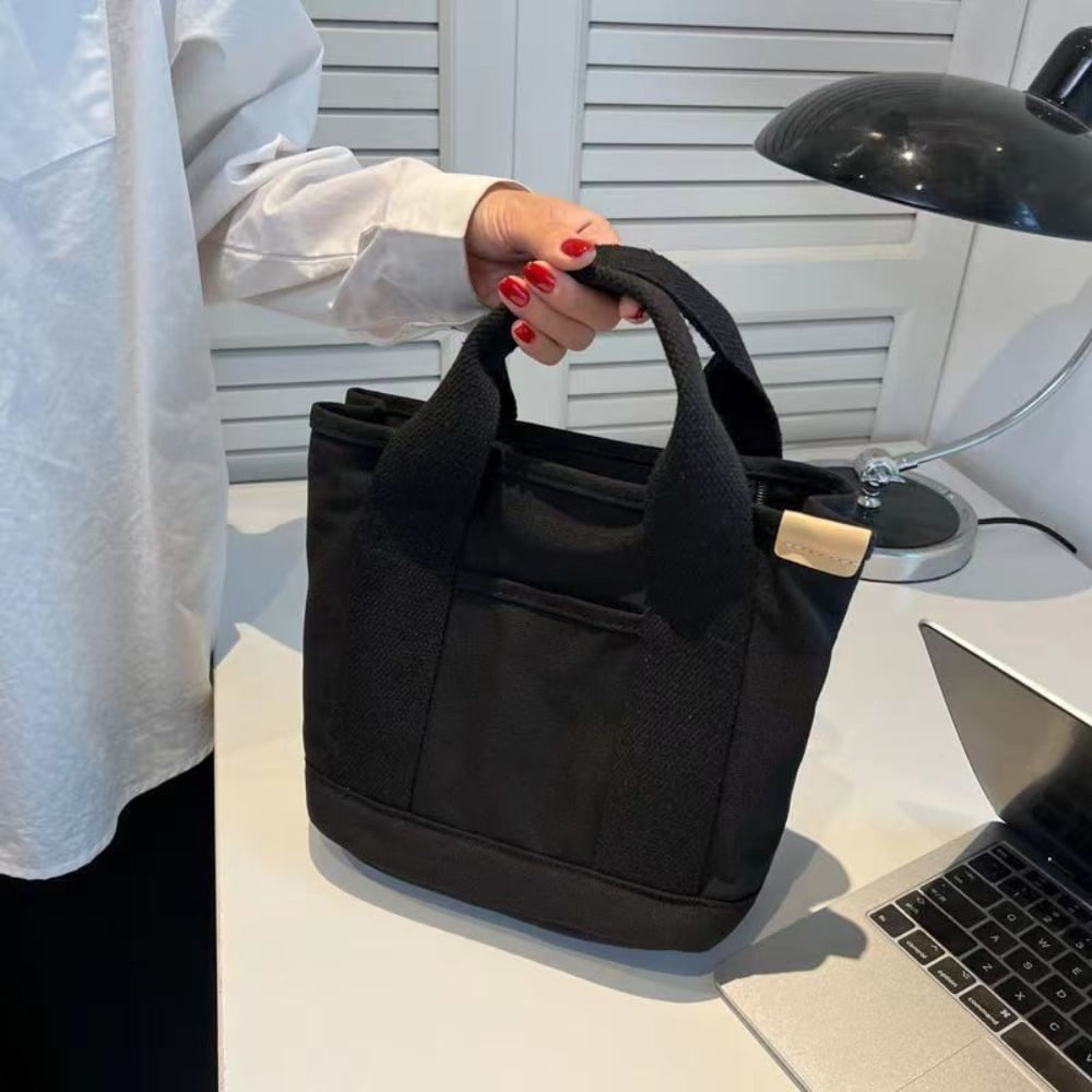 TinyGlam Large Capacity Multi-Pocket Handbag,Small Tote Bag with Zipper ...