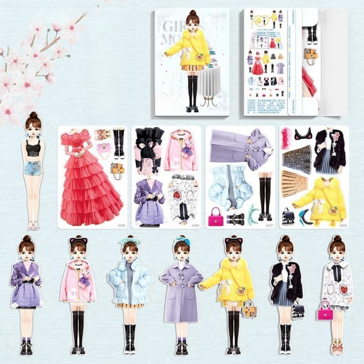 TinyGlam Magnetic Princess Dress Up Paper Doll, 2025 Paper Dolls ...