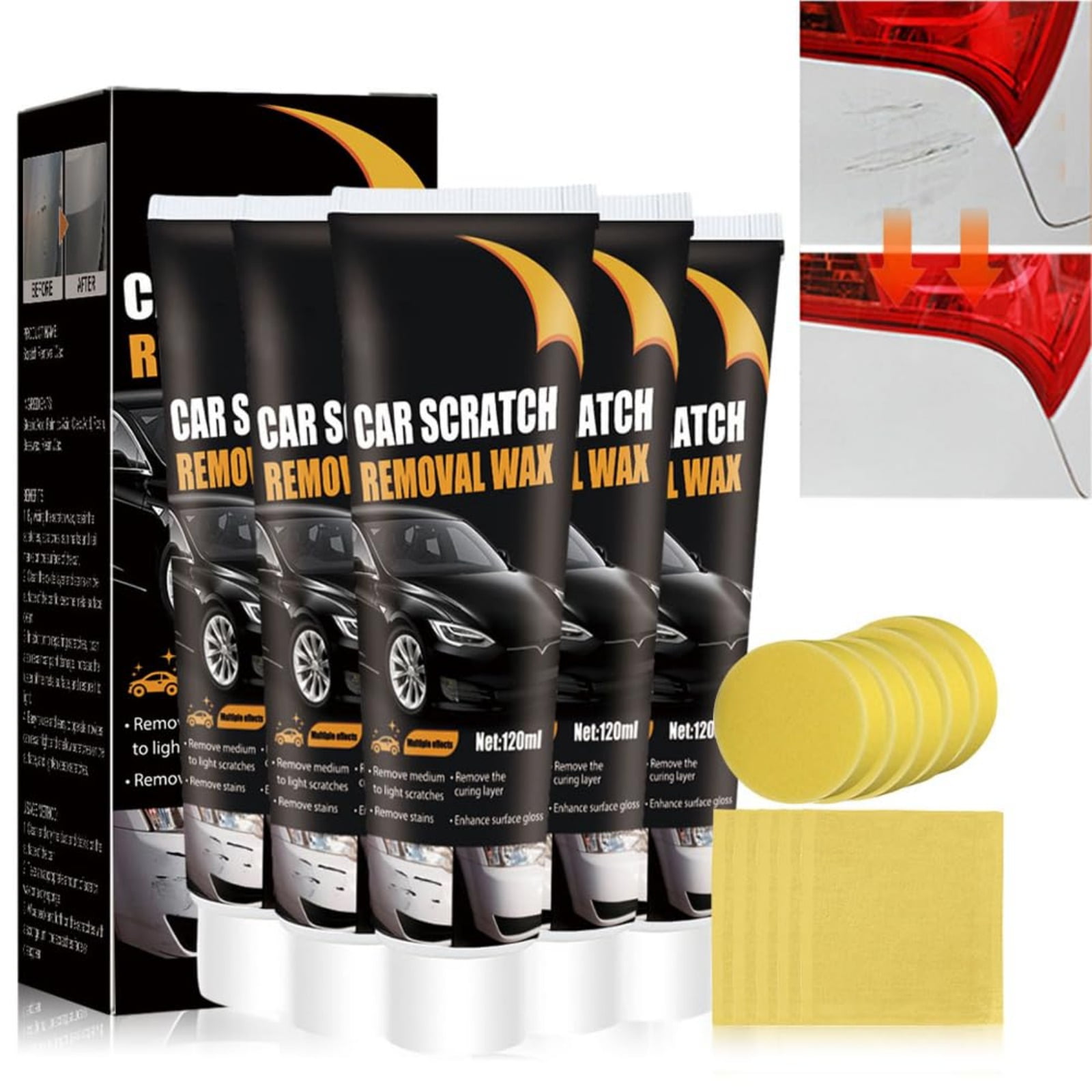 TinyGlam Scratch Remover for Vehicles, Car Scratch Repair Paste, Car ...