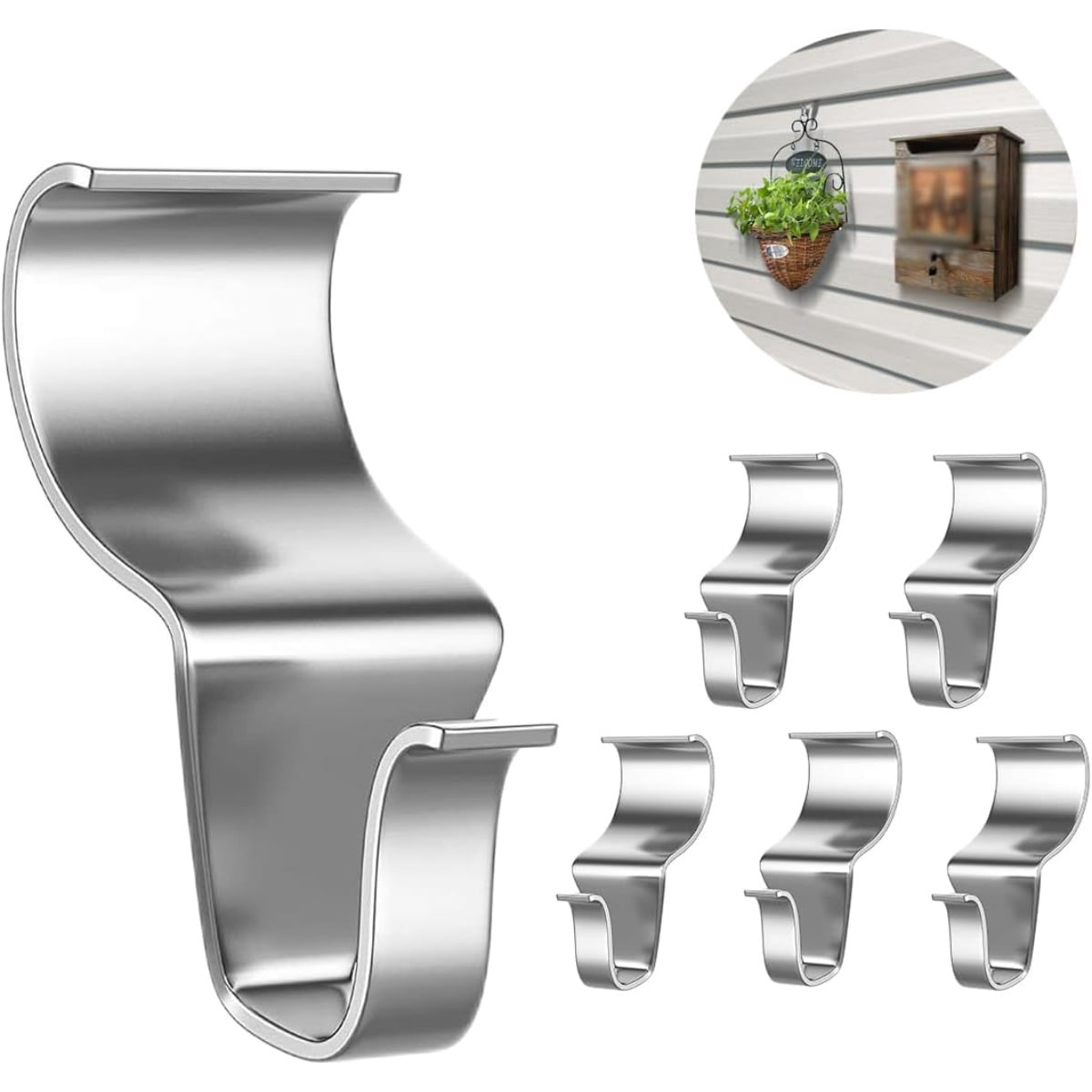 TinyGlam Vinyl Siding Hooks for hanging heavy duty hooks,Outdoor hooks ...