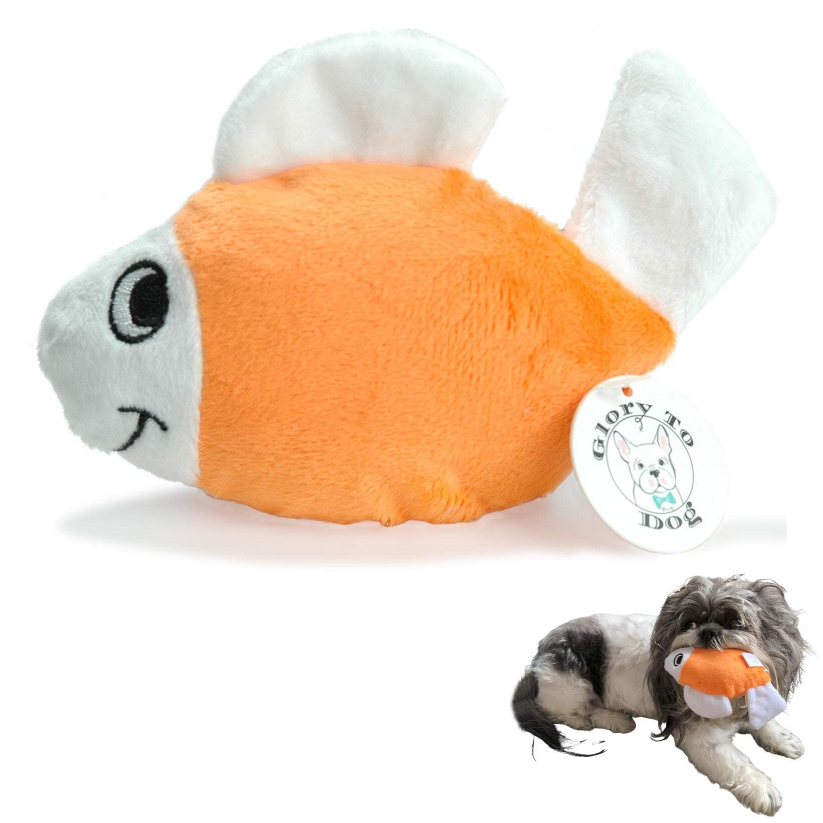 TinyToy Goldfish Small Dog Toy - Walmart.com