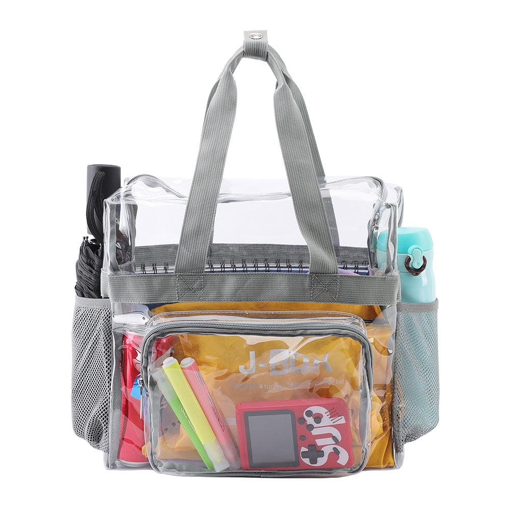 Tinyat Clear Tote Bag, Stadium Approved, Transparent, Waterproof, Large ...
