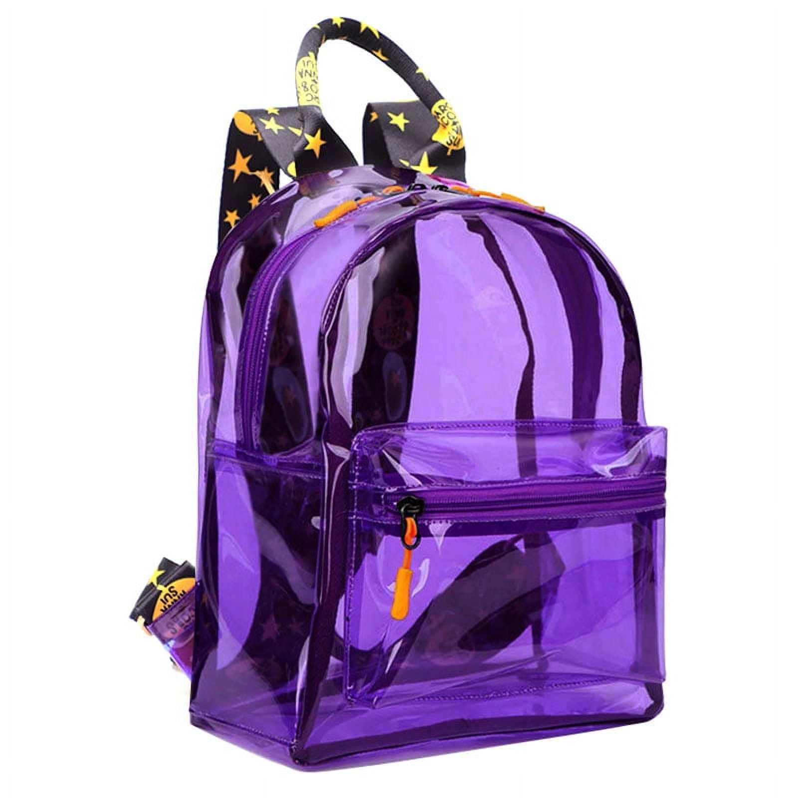 Tinyat Clear Bag for Womens Transparent Mini Backpack for College ...