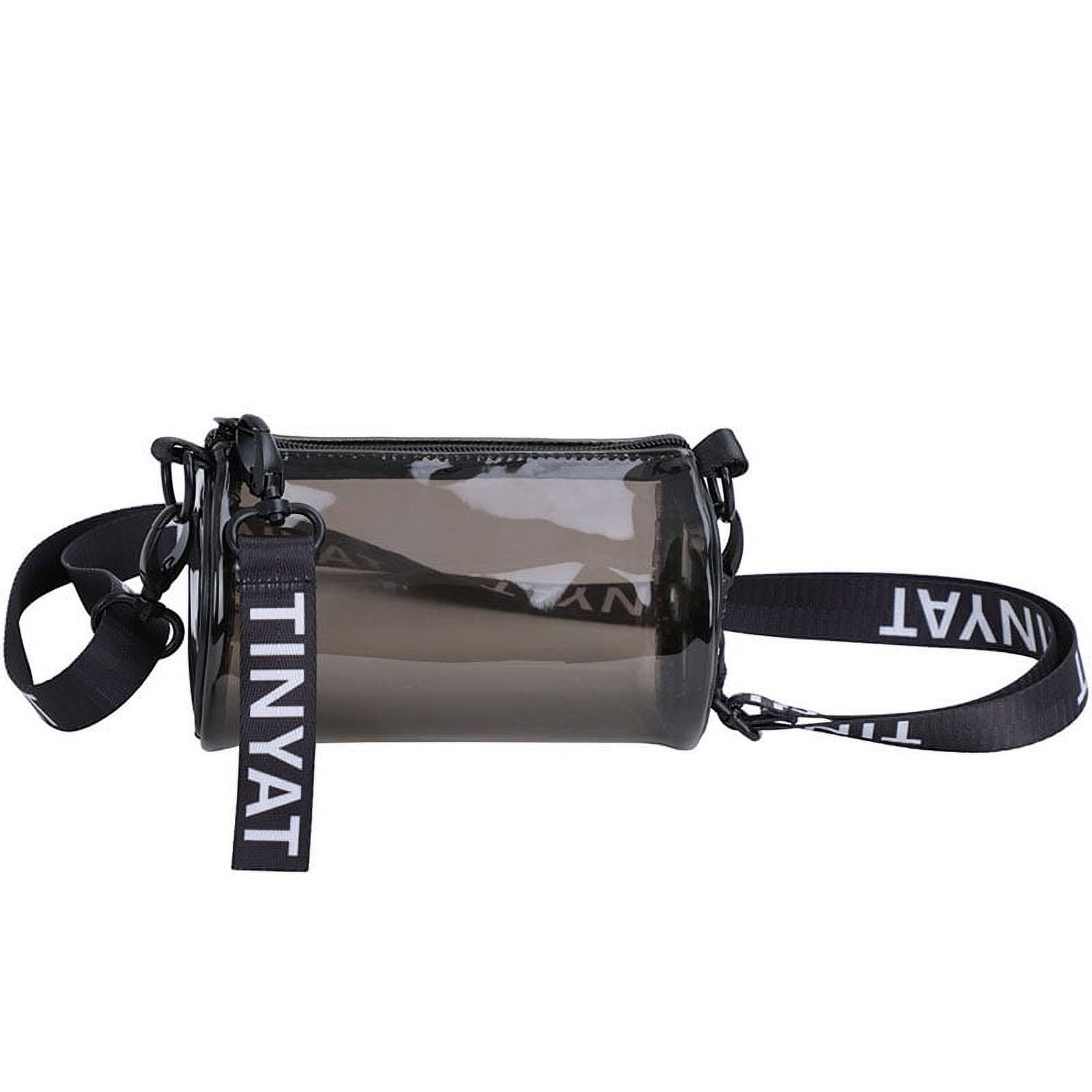 Tinyat Clear Crossbody Bag for Women Waterproof Roundabout Messenger ...