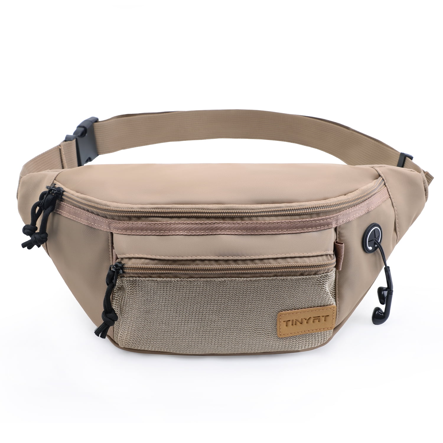 Tinyat Crossbody Bag for Women Large Fanny Pack Men Waterproof for ...