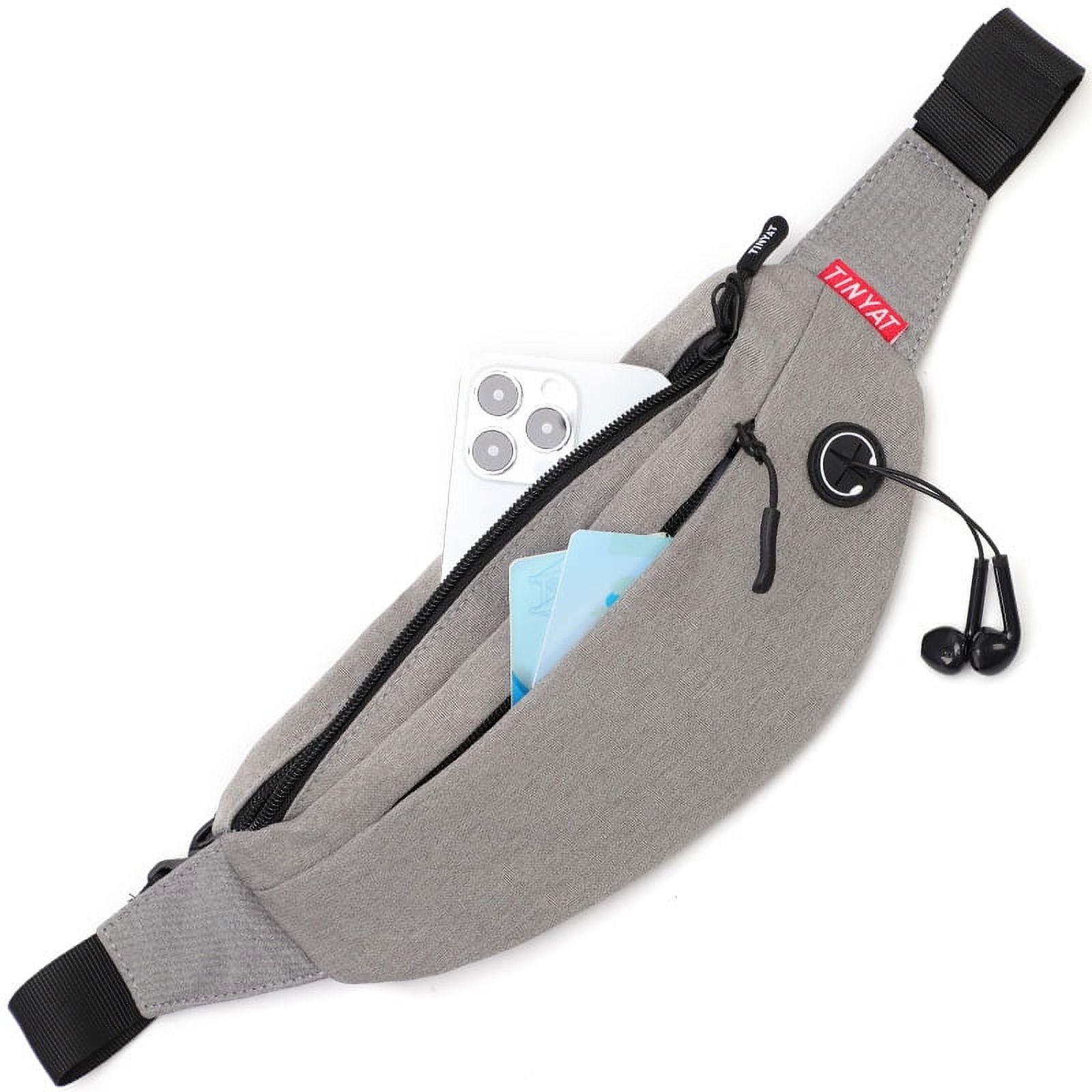 Tinyat Fanny Packs for Women Mens Waist bag for Outdoors Workout ...