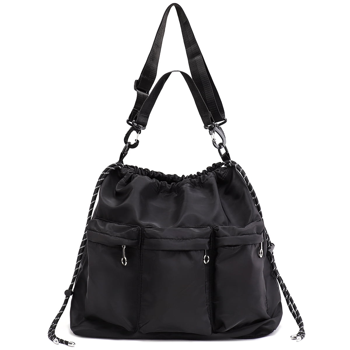 Tinyat Large Crossbody Bag for Women Lightweight Shoulder Drawstring ...
