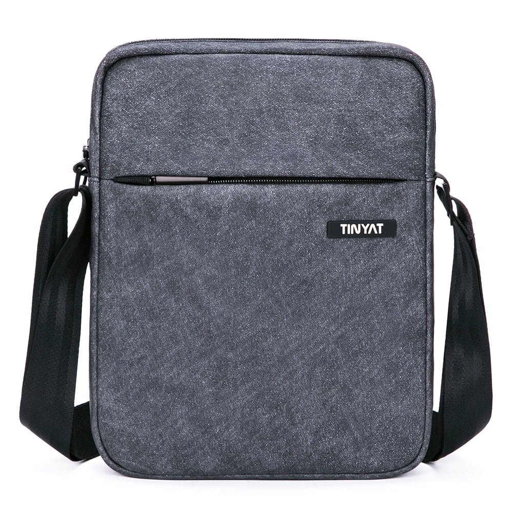 Tinyat Large capacity Sling Bags Mens Shoulder Crossbody Bags ...