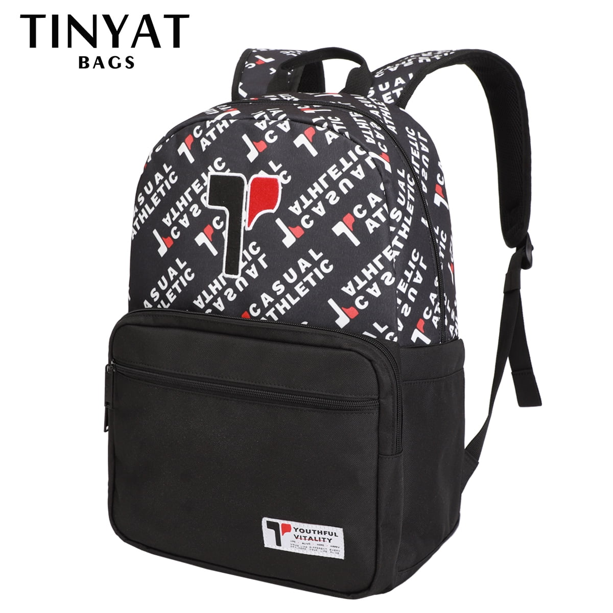 Tinyat Men Backpack Classical Laptop Bag Women Waterproof Student ...