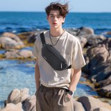 Tinyat Sports Fanny Packs for Men Waterproof Corssbody Waist Bag Man ...