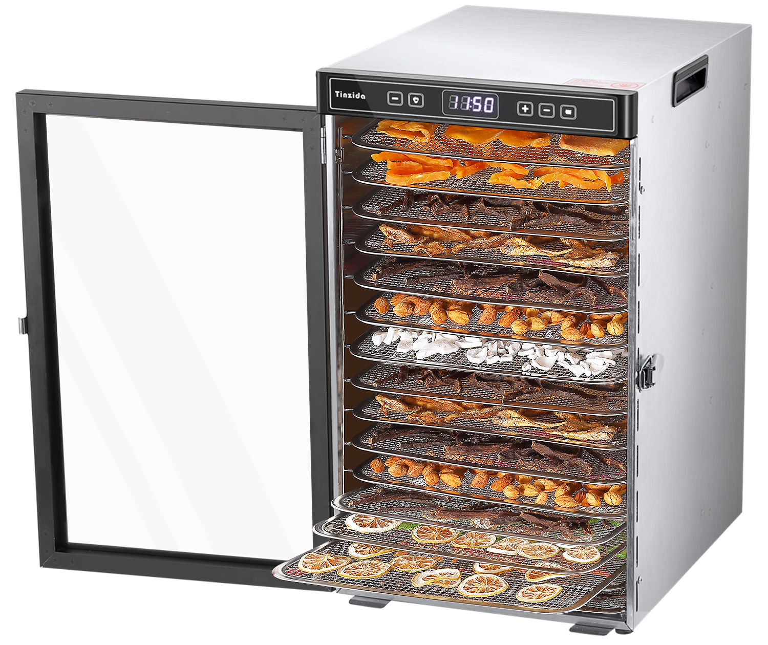 Total Chef Countertop Food Dehydrator, 5 Trays, Superior Air Flow ...