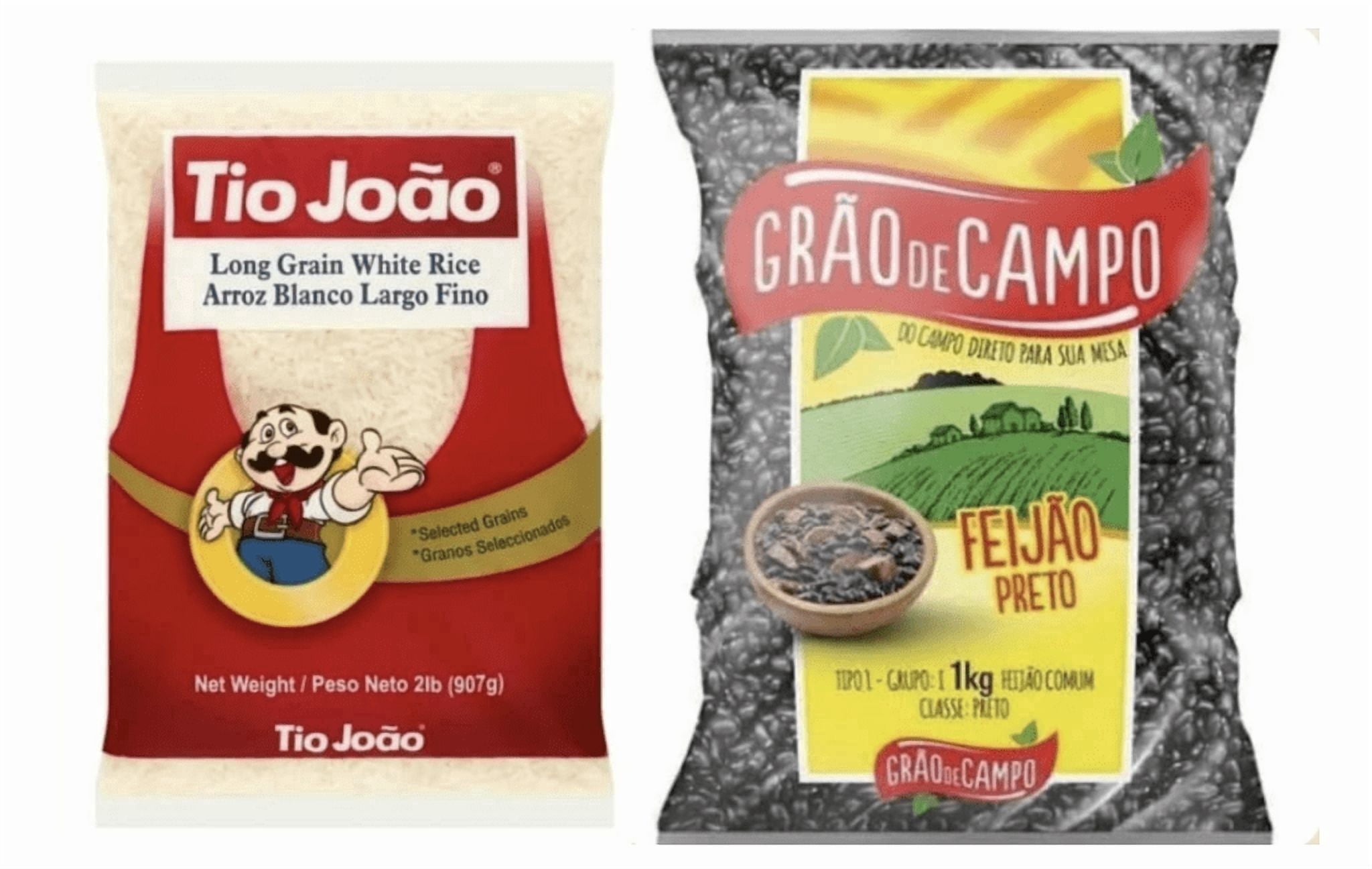 Brazil in Texas Brazilian Rice and Black Beans Bundle | White Rice 2 lb ...