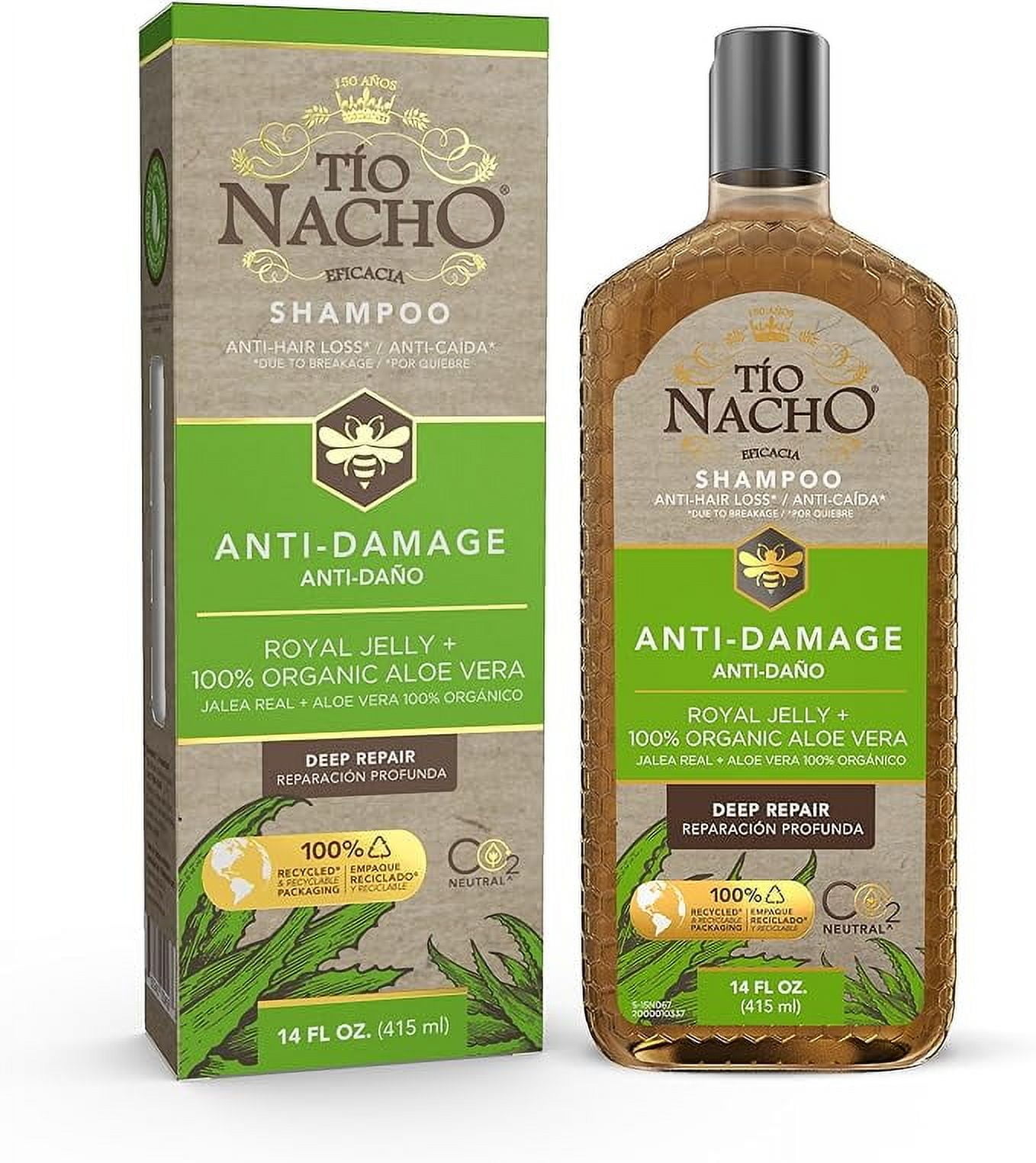 Tio Nacho Aloe Vera Deep Repair, Anti Hair Loss Shampoo, 14 oz, 2 Pack ...