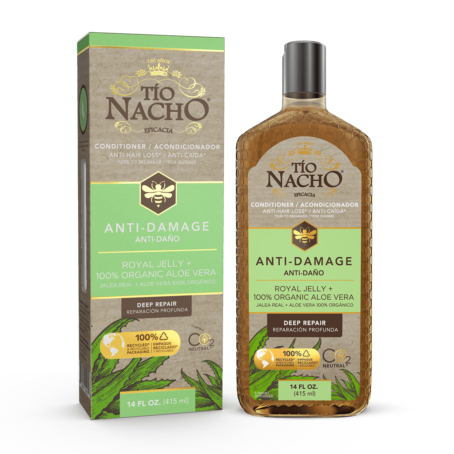 Tio Nacho Aloe Vera Deep Repair Conditioner, Protects and Moisturizes ...