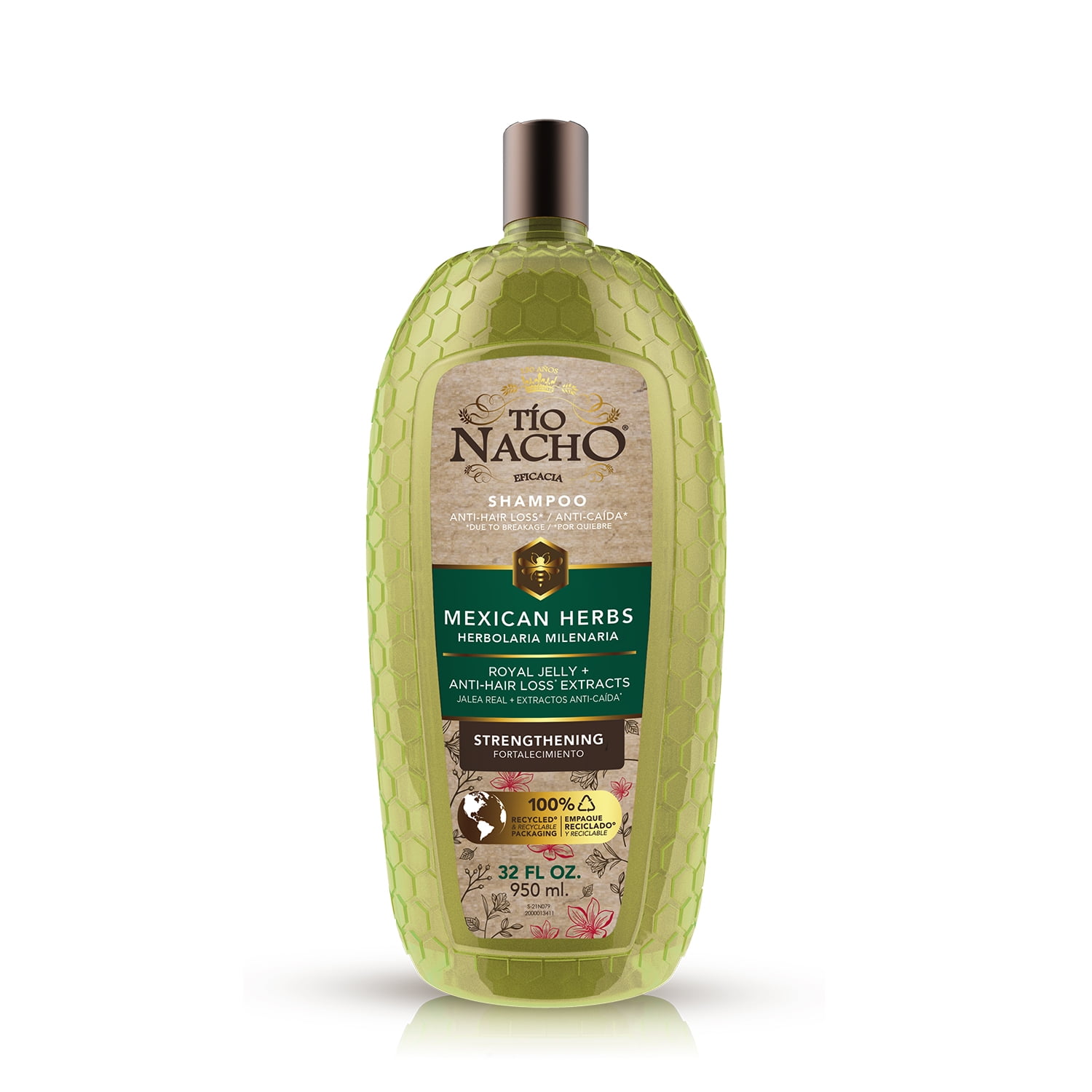 Tio Nacho Mexican Herbs Shampoo, Strengthening, Anti Hair Loss & Anti ...