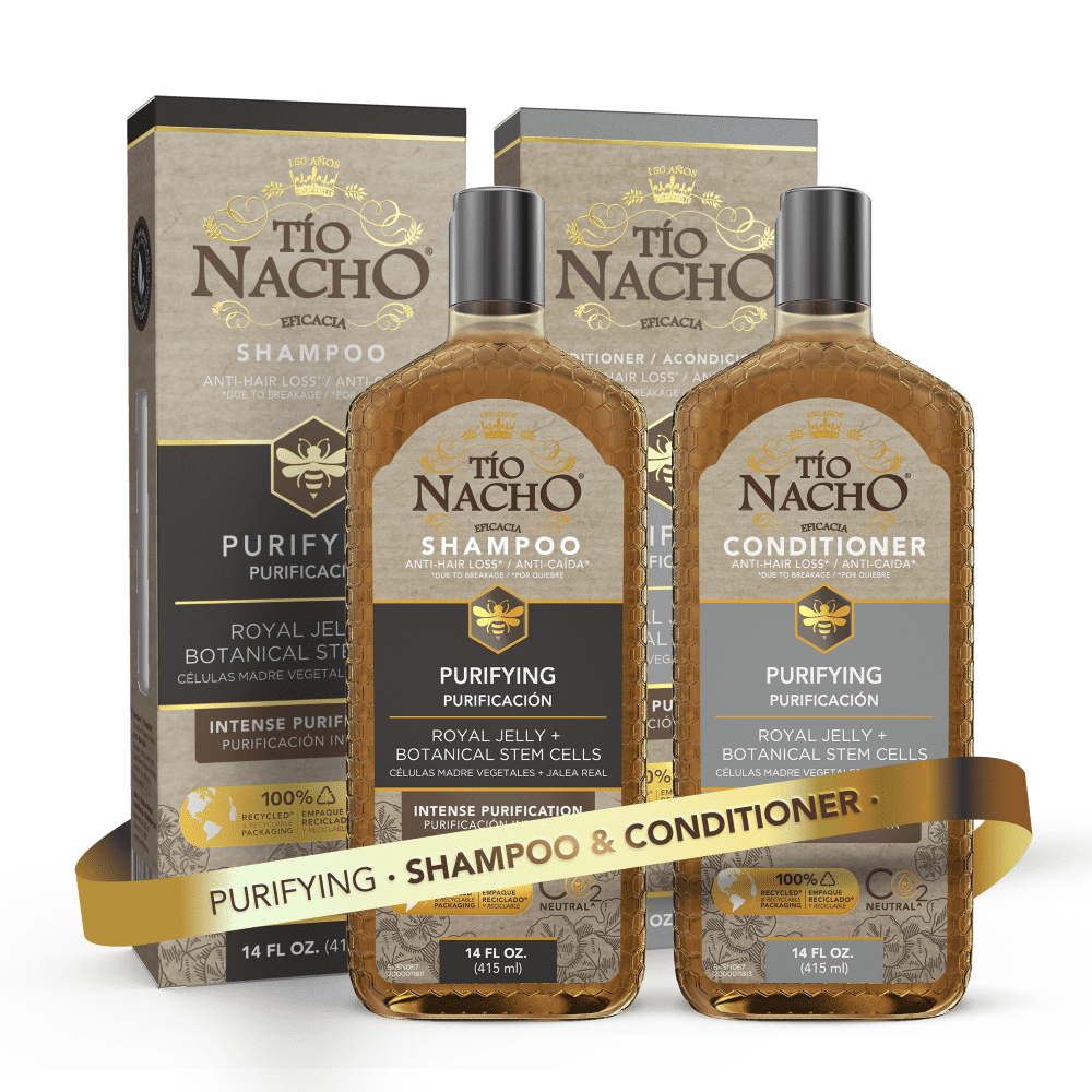 Tio Nacho Purifying Shampoo and Conditioner Set, with Royal Jelly ...