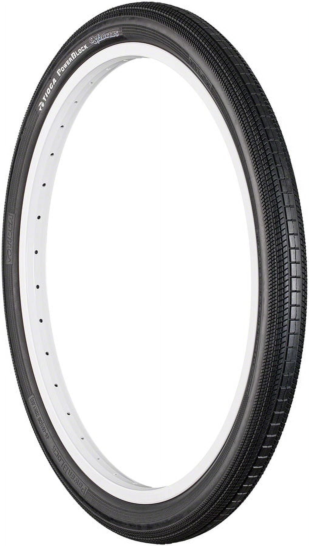 Tioga PowerBlock OS20 Tire - 20 x 1.85, Clincher, Wire, Black, 60tpi ...