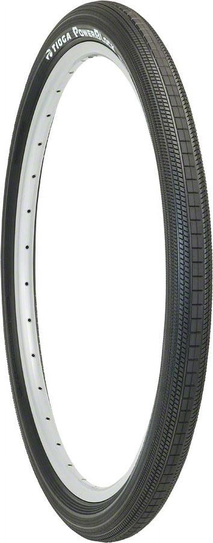 Tioga PowerBlock Tire: 26x2.10 Folding Bead Black - Walmart.com