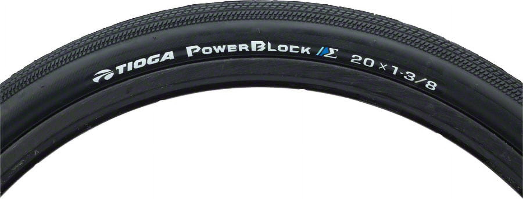 Tioga Powerblock S-Spec Tire - 20 x 1 3/8, Clincher, Folding, Black ...
