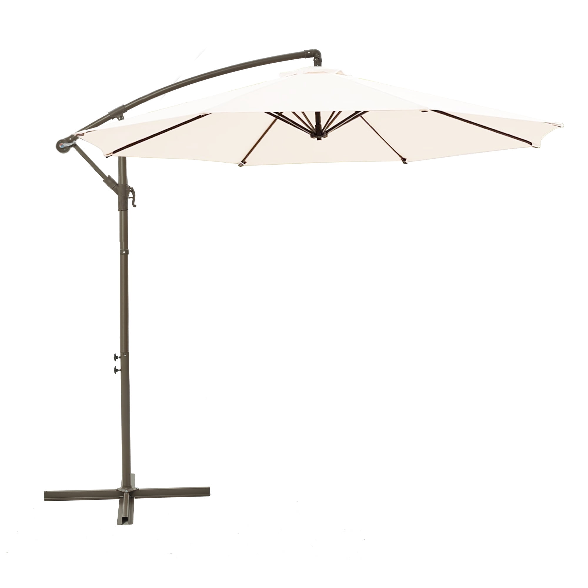 Tioline 10ft Patio Umbrellas Offset Outdoor Umbrella,Easy Tilt ...