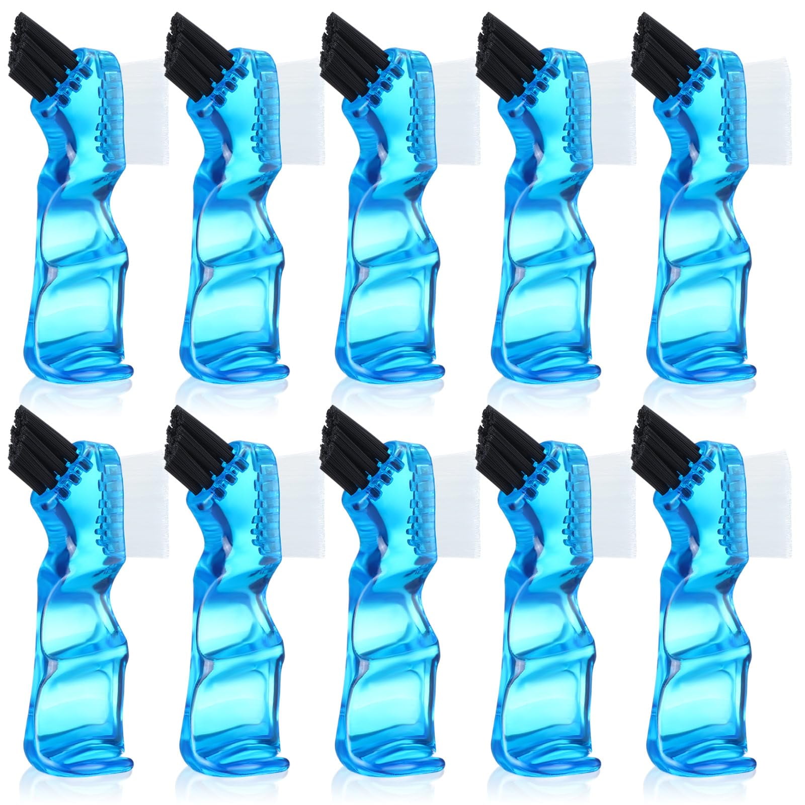 Tioncy 10 Pcs Mini Denture Cleaning Brush Set Hygiene Denture Double ...