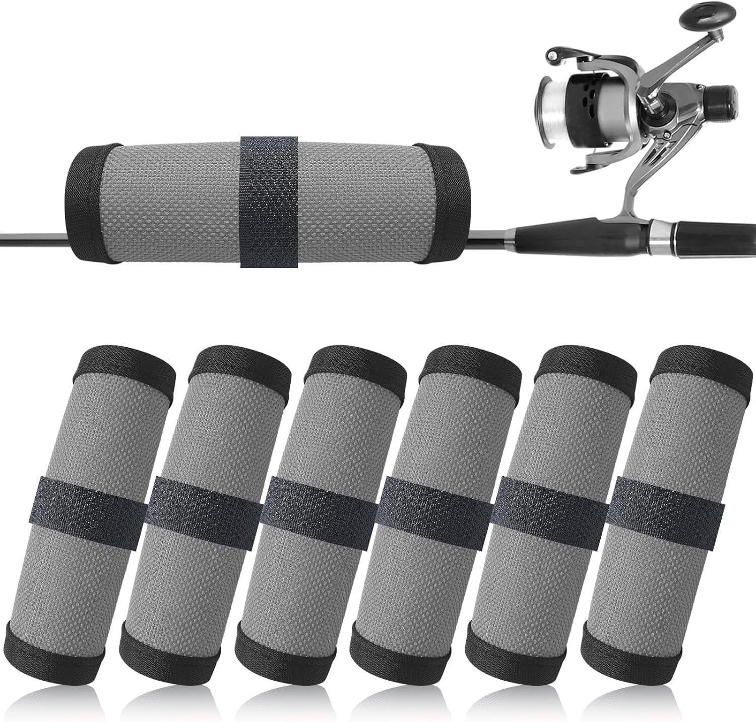 6 Pack Bait Gloves Lure Wrap Lure Covers Fishing Bait Covers Easily See ...