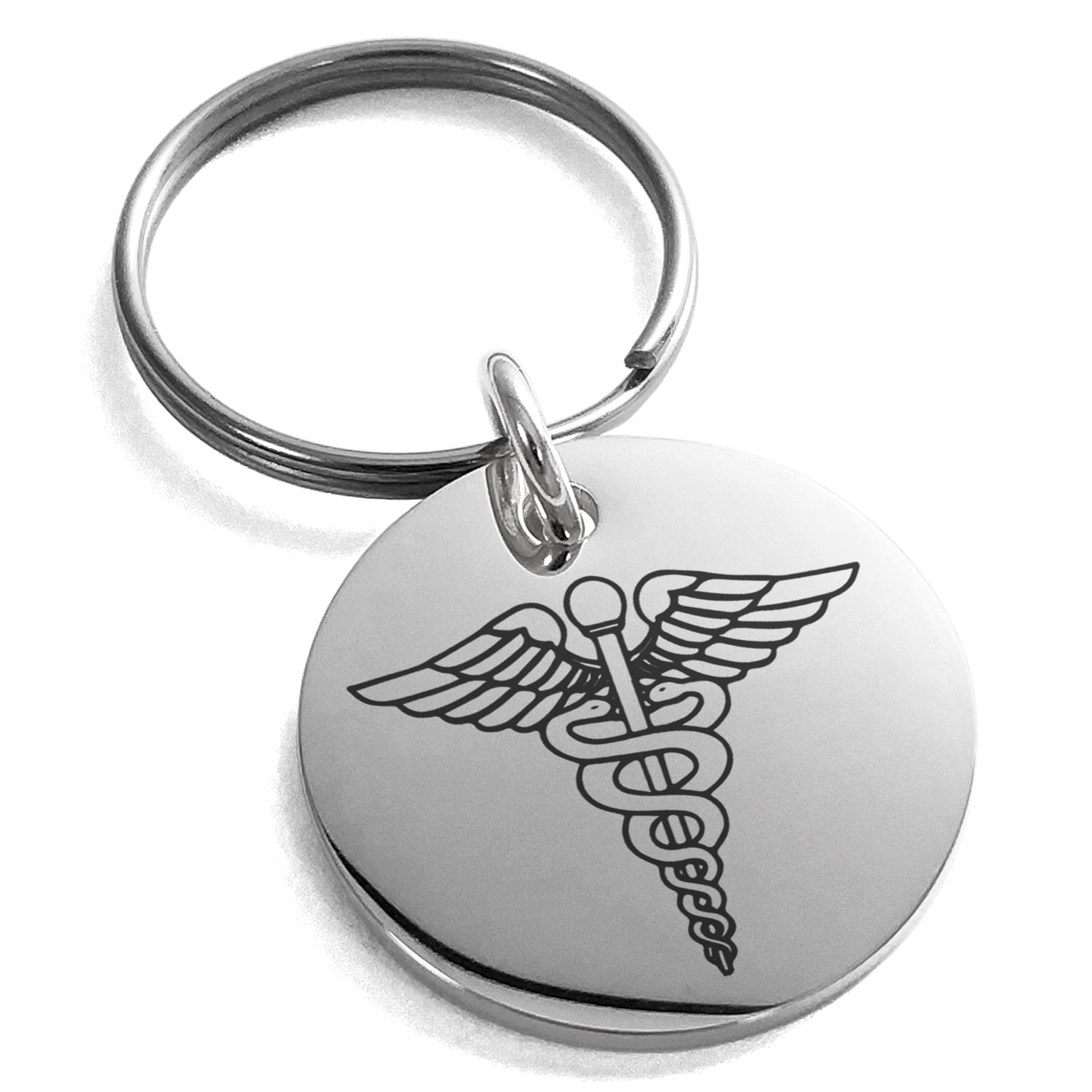 Tioneer Tioneer Stainless Steel Engraved Keychain Keyring - Walmart.com