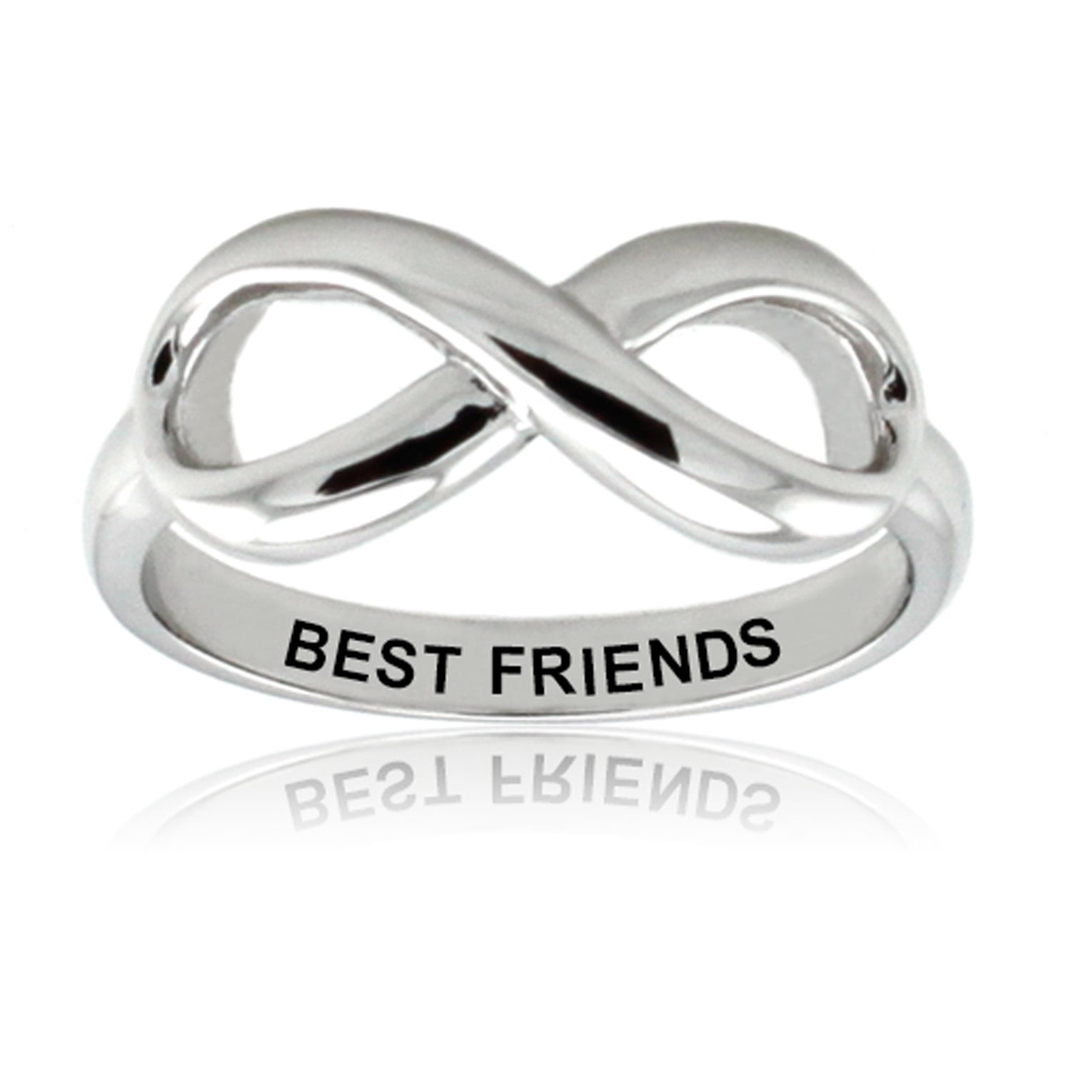 Tioneer Sterling Silver Best Friends Classic Iconic Infinity Symbol ...