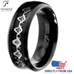 Tioneer Tungsten Carbide Wedding Band Ring Silver / Gold Freemason ...