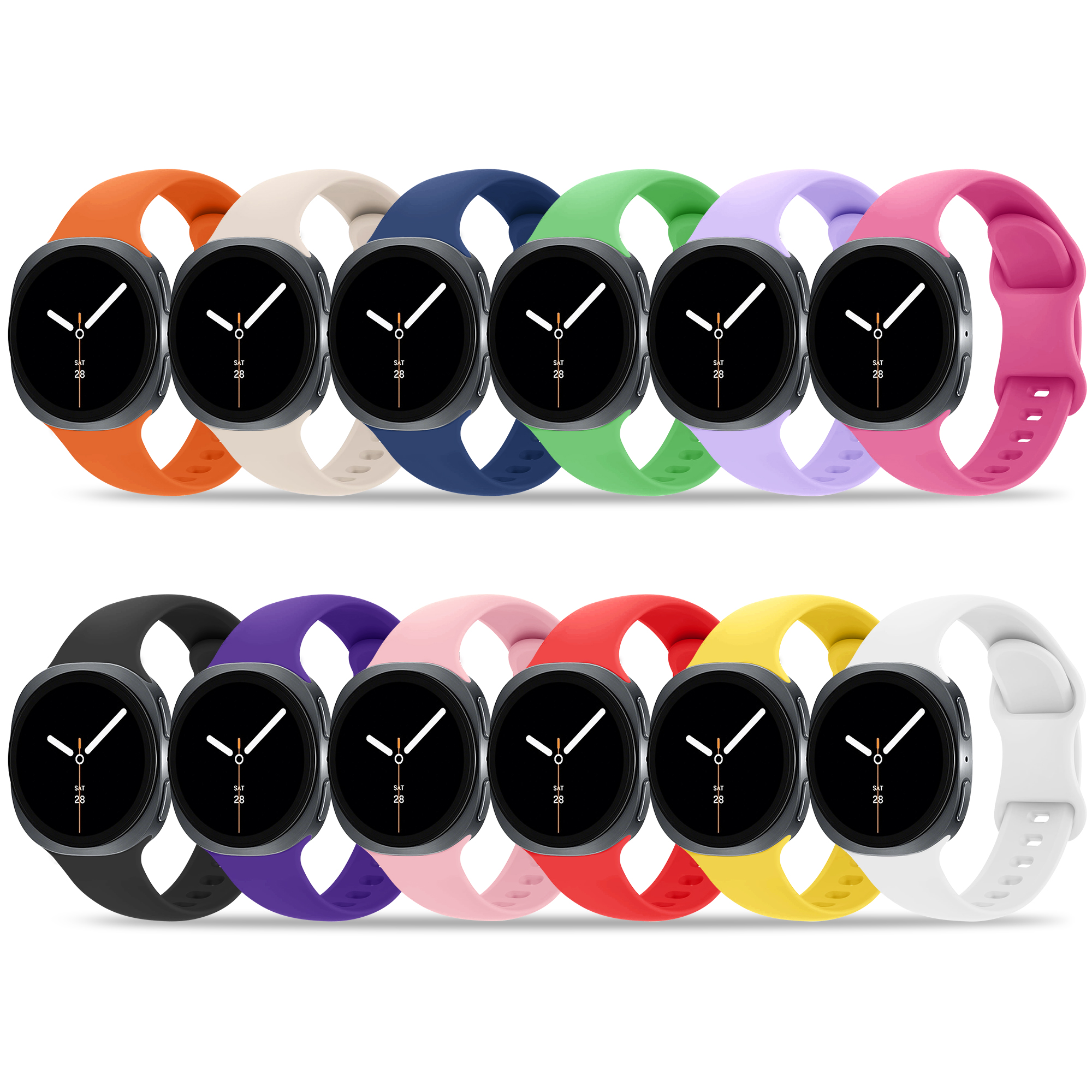 Tiorecime 12 Pack Bands Compatible with Samsung Galaxy Watch 8 40mm ...