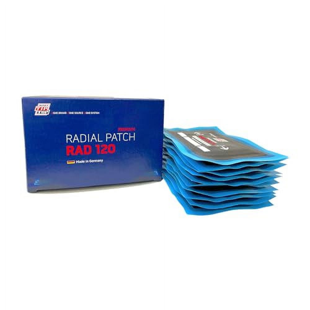 Tip Top RAD120 Radial Tire Patches – 4-7/8” x 3" Self-Vulcanizing Flat ...