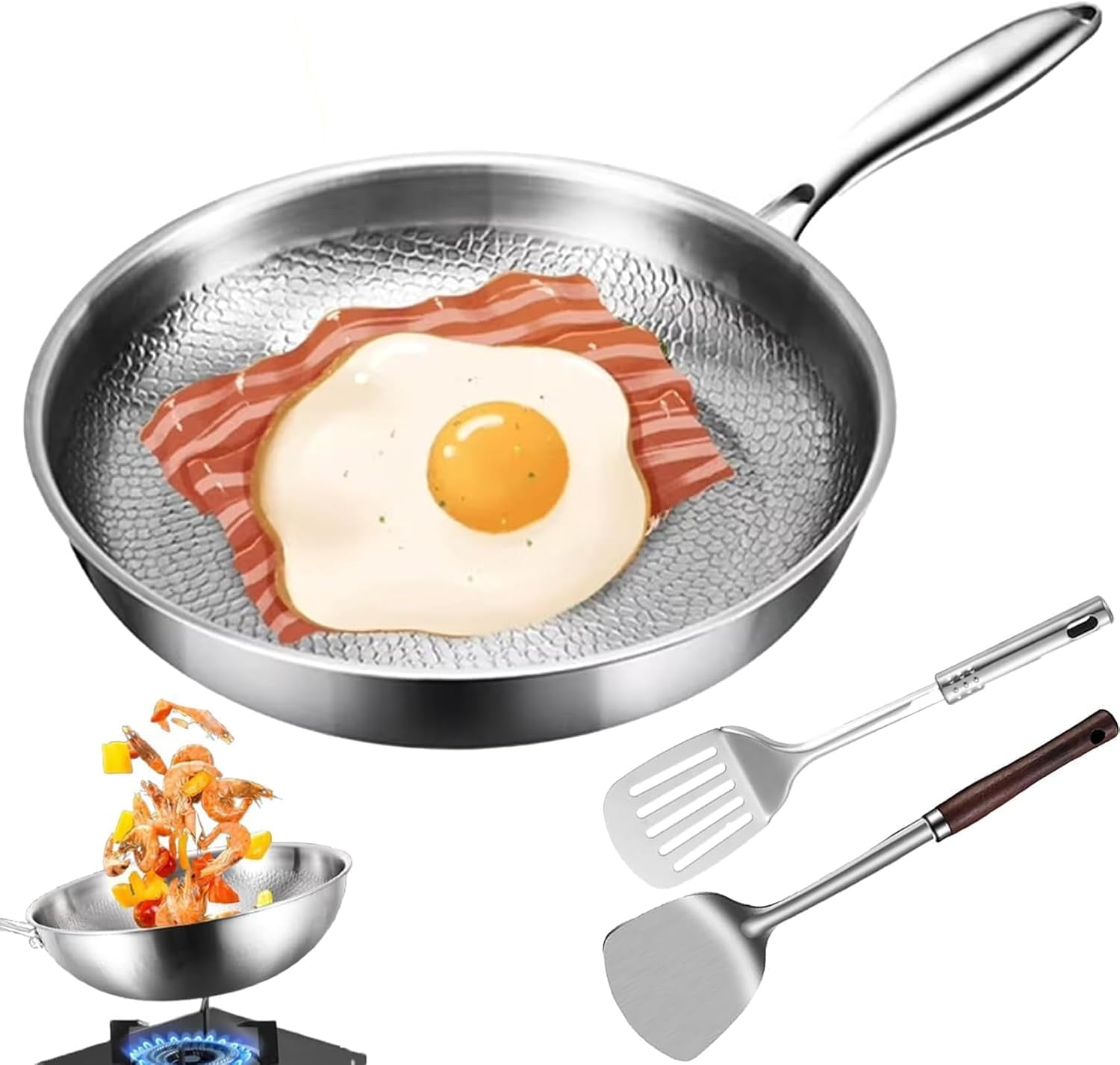 Tipanexi Titanium Pan Pro with Lid, 2026 New Titaniums Frying Pans for ...